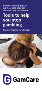Support leaflets - GamCare