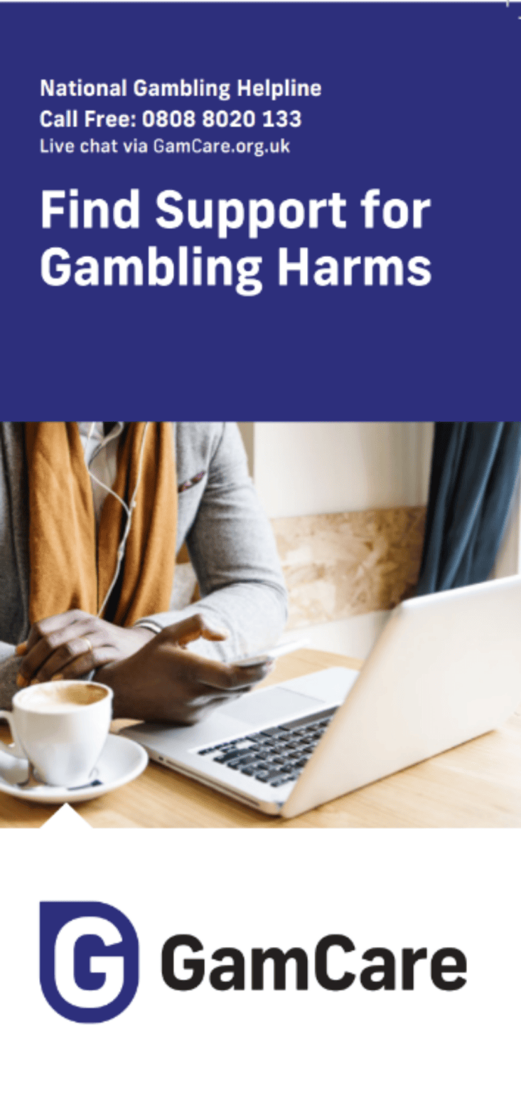 Support leaflets - GamCare